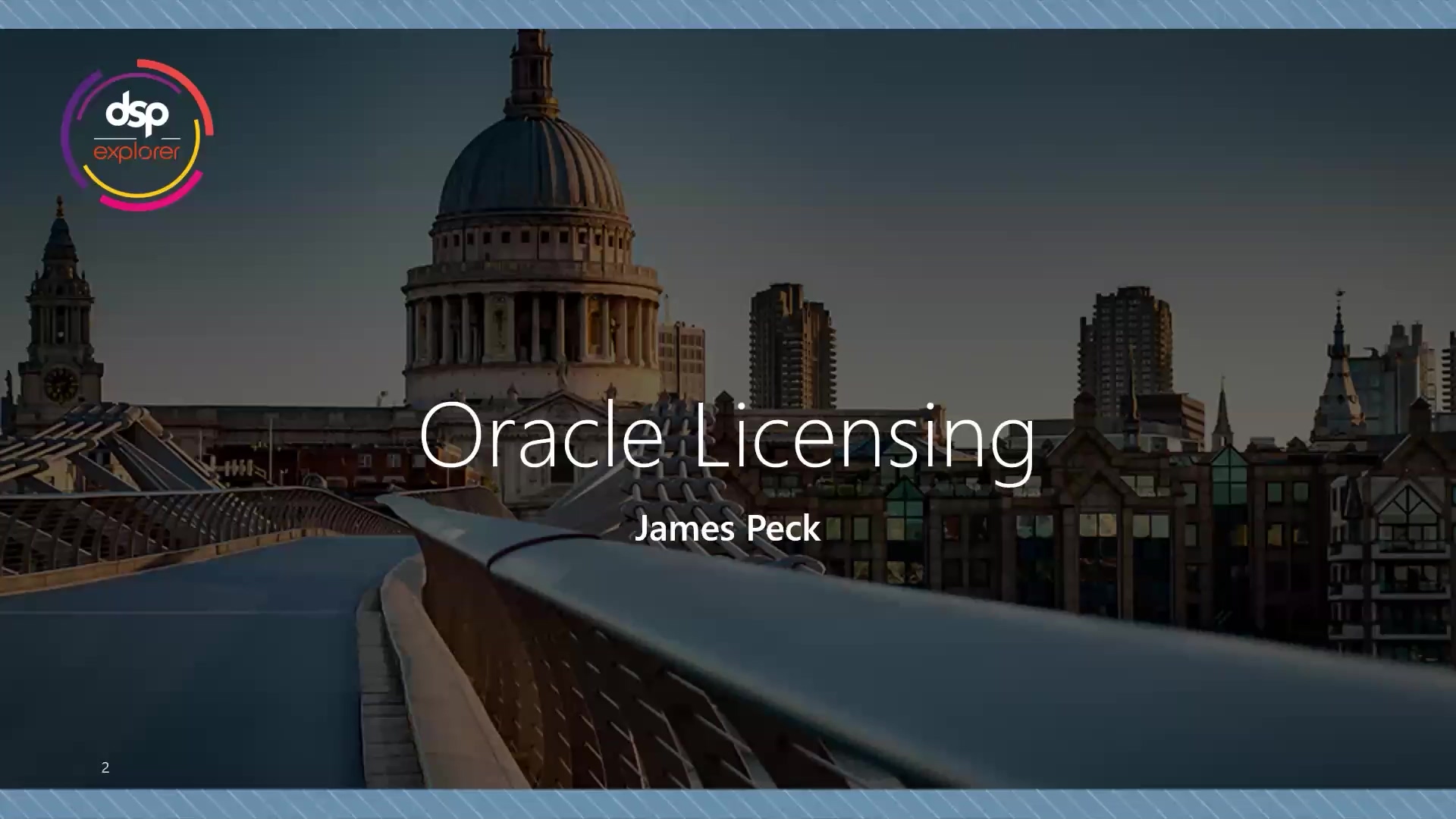 Oracle Licensing On-Demand Webinar Oracle Licensing On-Demand Webinar